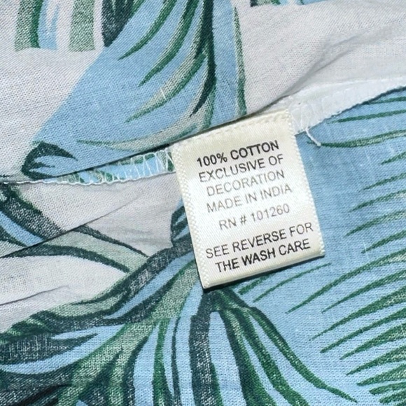 True Destinations | Swim | Nwt True Destinations Tropical Leaf Ruffled ...